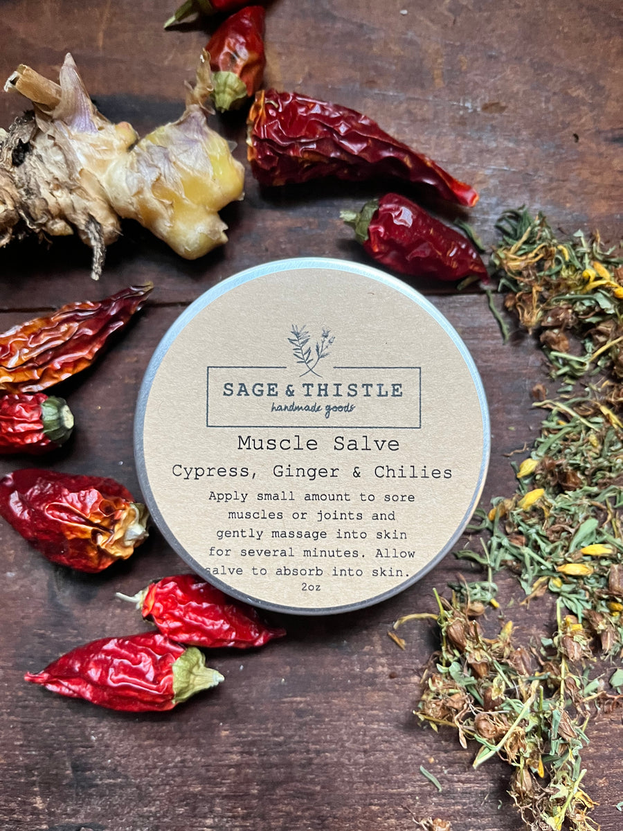 Muscle Salve – Sage & Thistle Handmade Goods